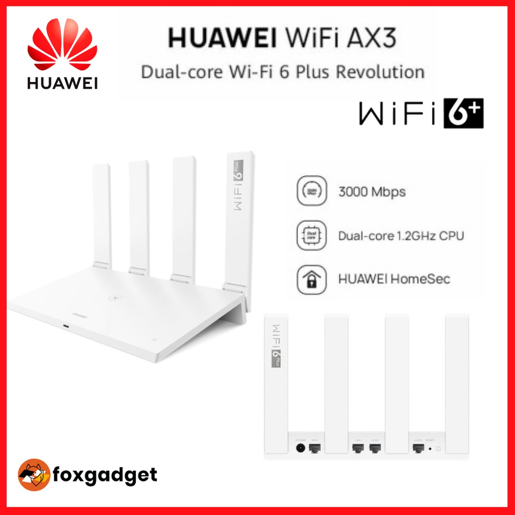 Huawei Original Router AX3 DualCore WiFi 6+ Wireless Router (3000mbps ...