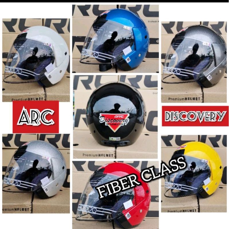 HELMET ARC DISCOVERY ASTRO FIBER CLASS | Shopee Malaysia