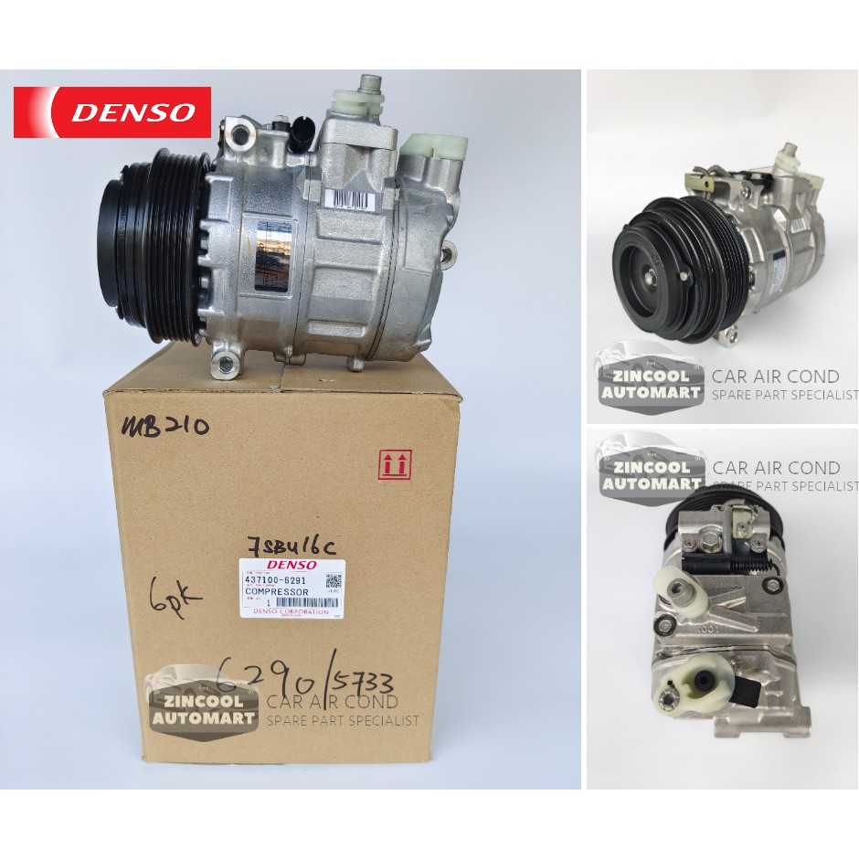 Mercedes Benz W210 Compressor 7SBU16C 6PK ND 437100-6291 💯% Original ...