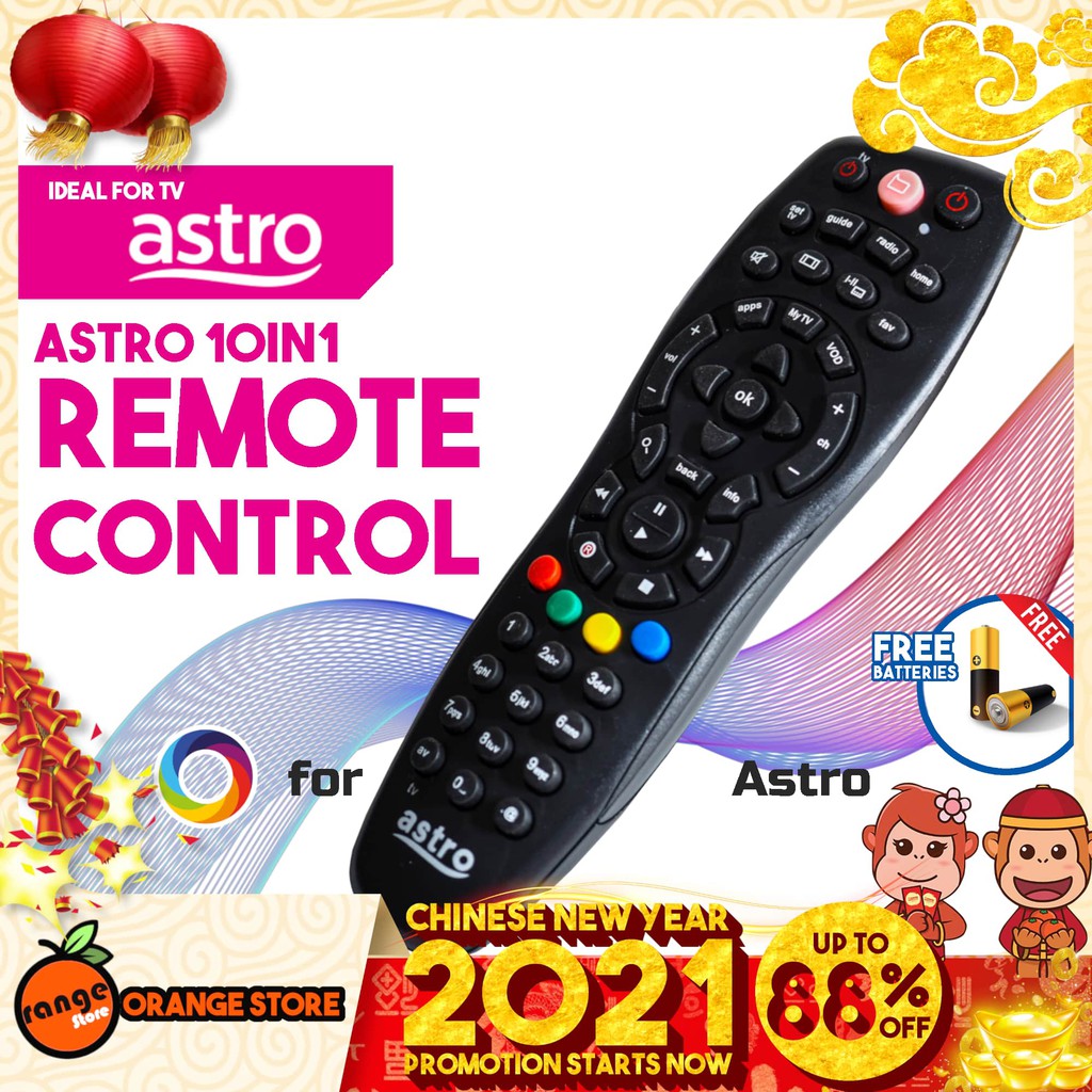 Astro 10 in 1 Remote Control For Astro Beyond/Astro Beyond PVR/Astro ...
