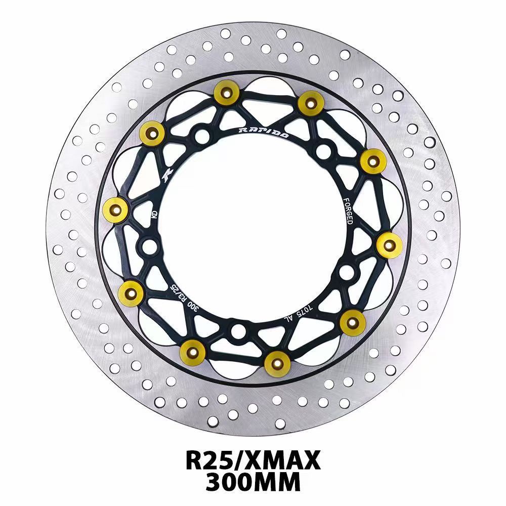 YAMAHA XMAX R25 MT25 BRAKE DISC PLATE FORGED FLOATING DISC 300MM RAPIDO ...