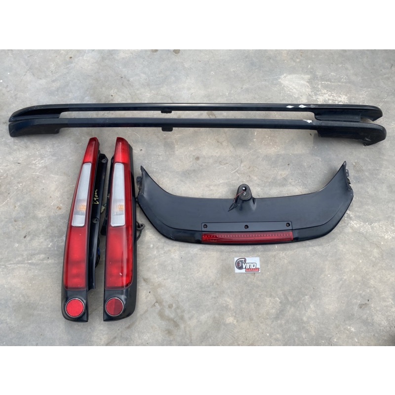 Spoiler L9 Batman, Rear Lamp L9 & Railing Roof L9 for Perodua Kenari ...