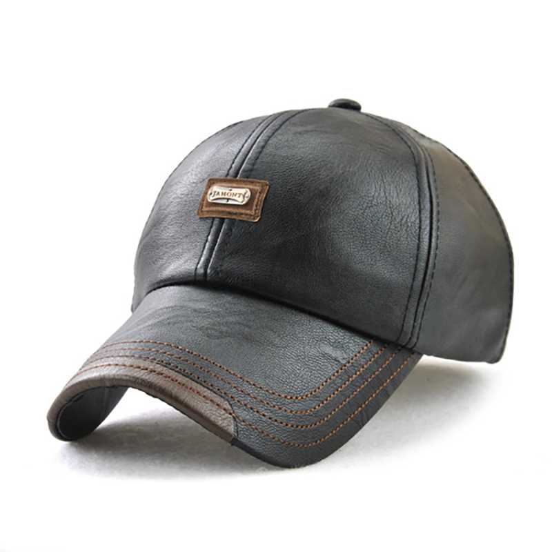JAMONT Versatile Men Leather Baseball Cap | Shopee Malaysia