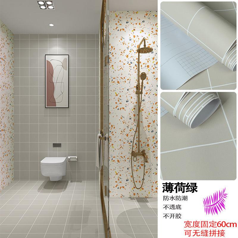 Kertas dinding bilik mandi kalis air dan kalis lembap pelekat kabinet ...