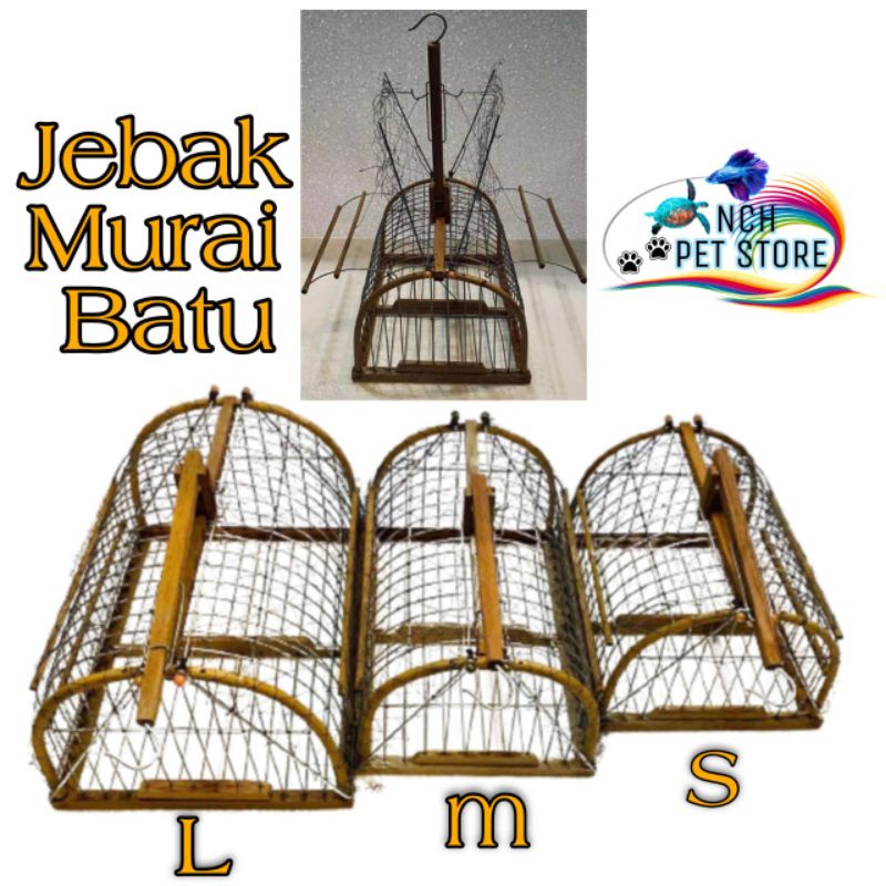 JEBAK MURAI BATU, MURAI CACING S/M/L (Jebak Roti/Jebak Keranda ...
