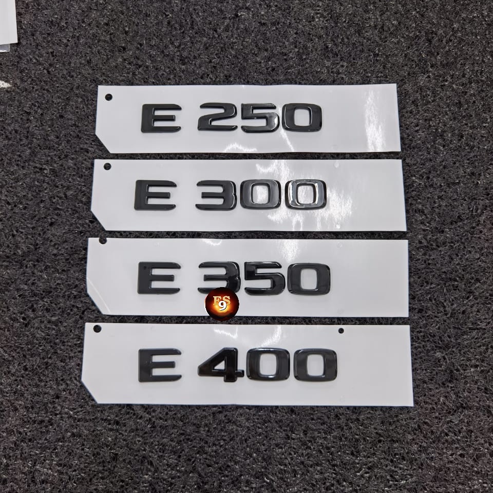 Mercedes Benz AMG Logo AMG Emblem E250 E300 E350 E400 Silver Gloss ...