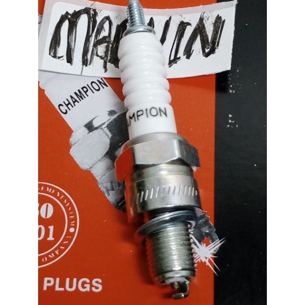 PUTIH Champion Z9Y white duck head spark plug | Shopee Malaysia
