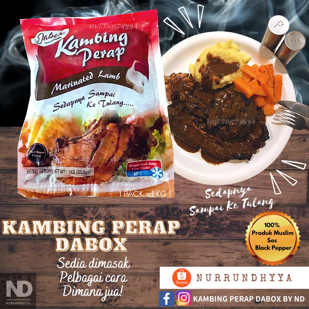[Ready Stock] Kambing Perap Dabox By NurrunDhyya | Shopee Malaysia