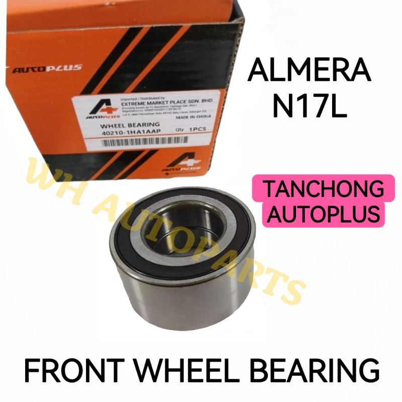 NISSAN ALMERA N17L FRONT / REAR WHEEL BEARING TANCHONG AUTOPLUS 40210 ...