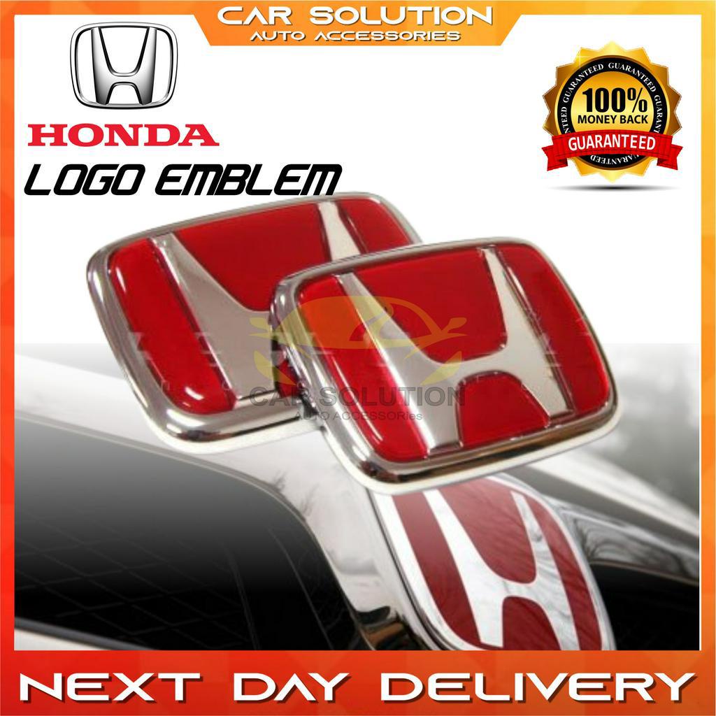 Front And Rear Emblem Honda Civic FC Accord Jazz City CRV HRV Type-R ...