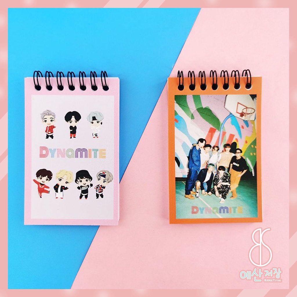 [BS] Memo Book KPOP Note Small Book BTS BT21 Tiny Tan Dynamite X1 Black Pink NCT - KP273 ...