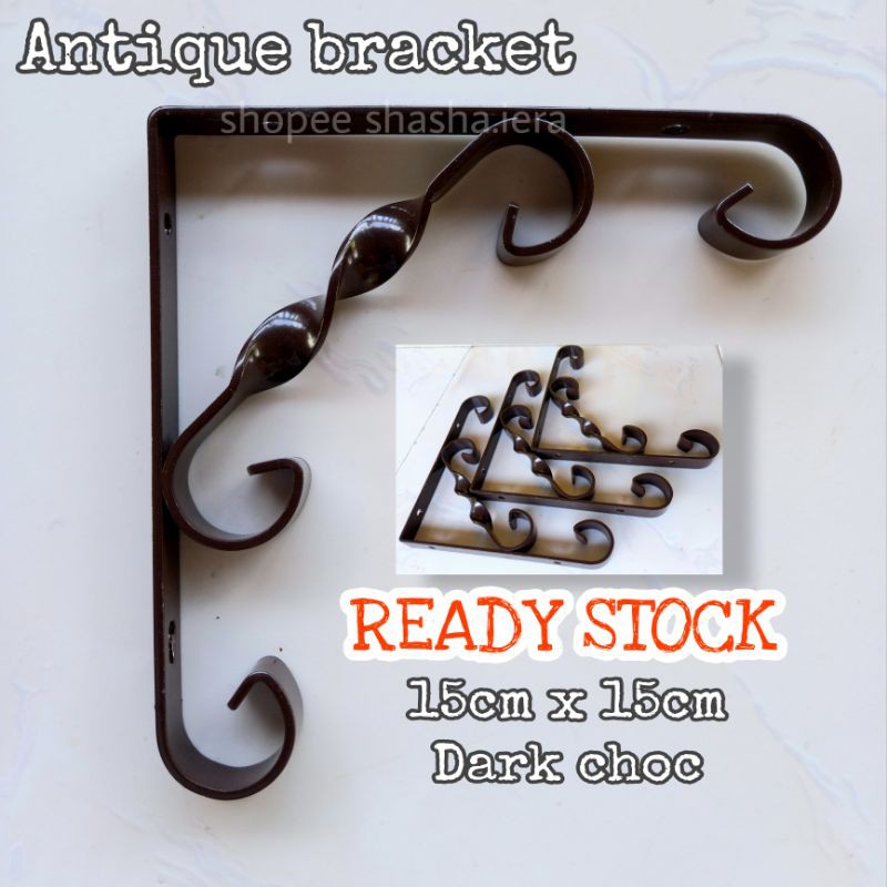 Antique L shelves bracket / Sesiku L design antik | Shopee Malaysia