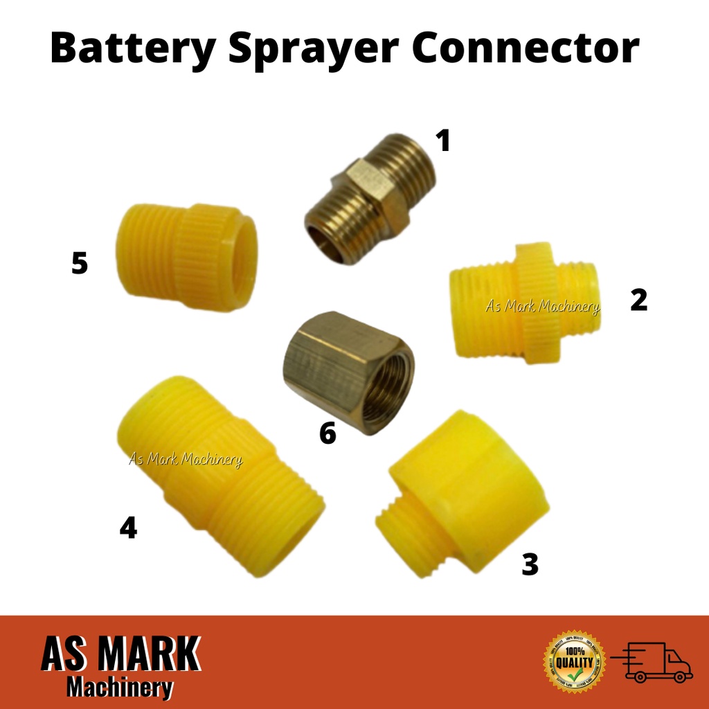 Battery Sprayer Connector Adapter Bush Penyambung Pipe | Shopee Malaysia