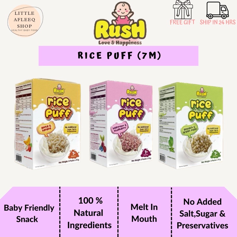 RUSH RICE PUFF (7M) | Shopee Malaysia