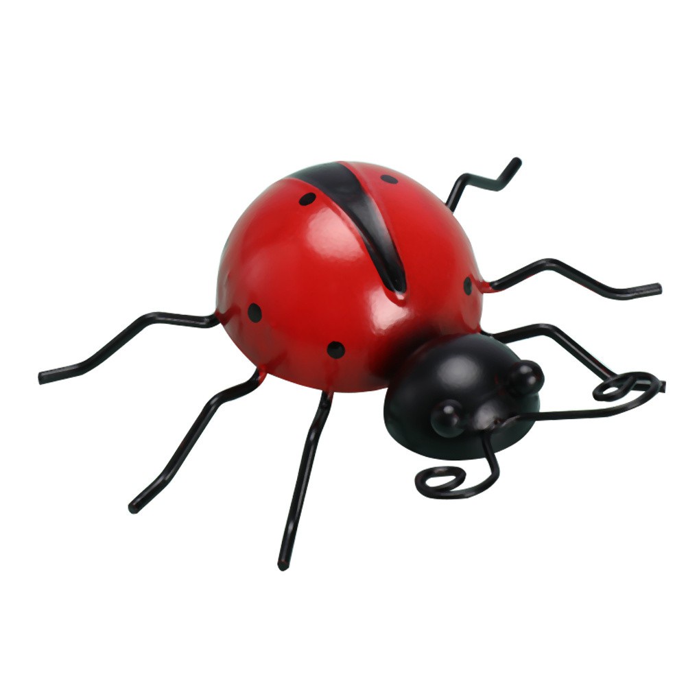 LY Backyard Metal Ladybugs Farmhouse Porch Garden Wall Decor Wall Art ...