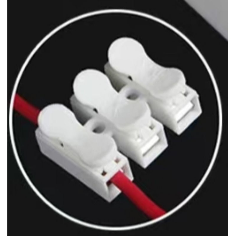 (10pcs) 2 Pin / 3 Pin Self Locking Electrical Cable Connector Quick ...