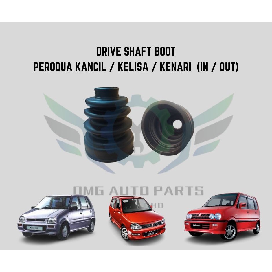 {DRIVE SHAFT BOOT } PERODUA KANCIL / KELISA / KENARI (IN / OUT ...