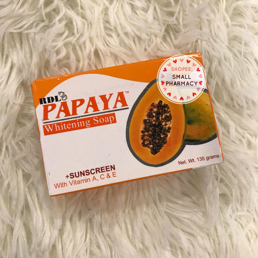 RDL Papaya Soap vitamin A , C , E (135g) 740212 | Shopee Malaysia