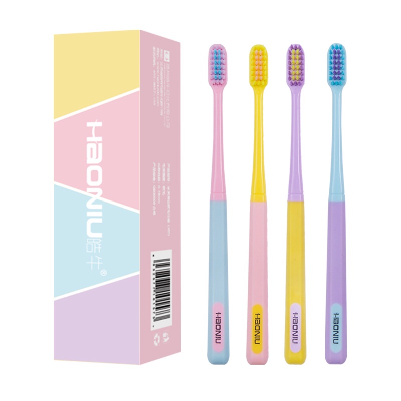 Soft Nano Adult Soft Bristles Toothbrush Flexible Handle Gentle ...
