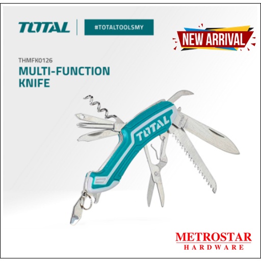 Total Multi-function Knife 12 Function / Survival Knife / Pisau Pelbagai Fungsi | Shopee Malaysia