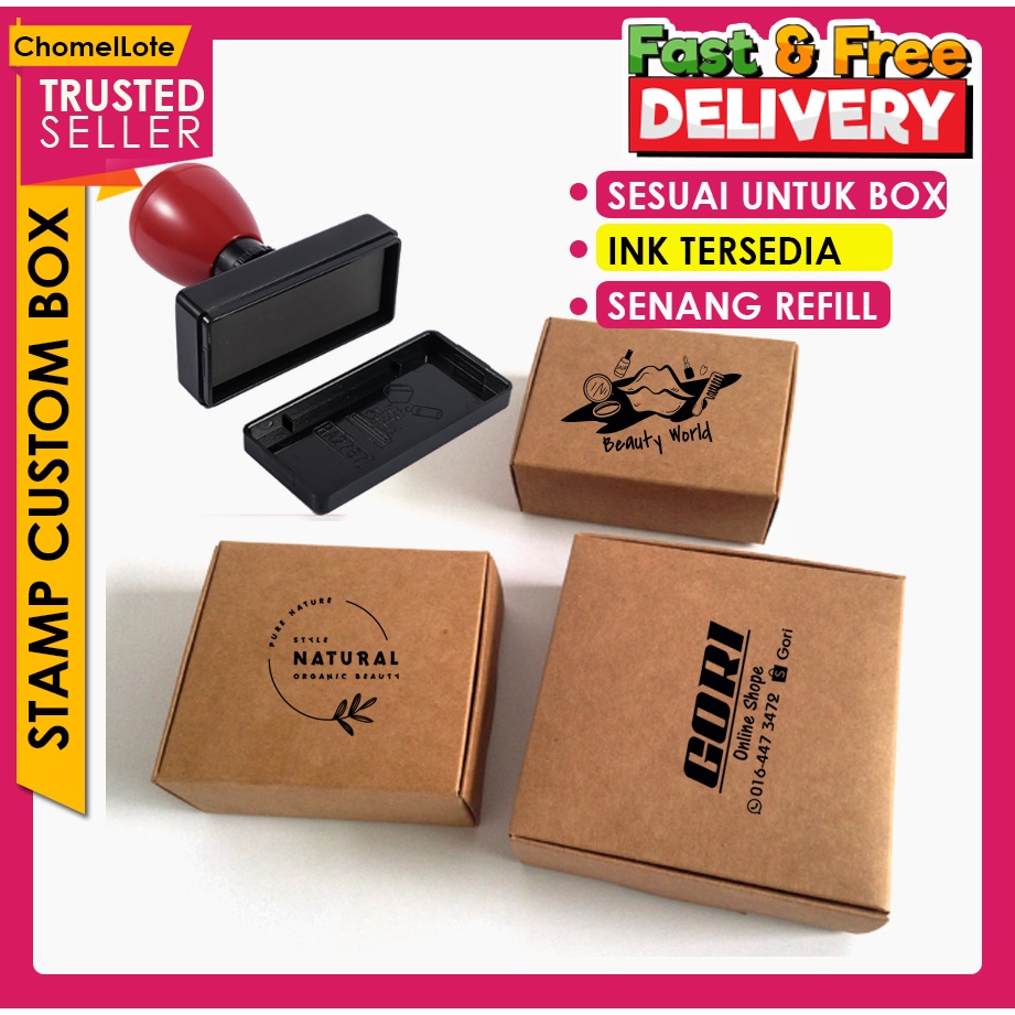 Stamp Chop Custom Made, Cop Kotak Stamp, Cop Kotak, Cop Logo, Rubber Stamp Custom, Custom Stamp ...