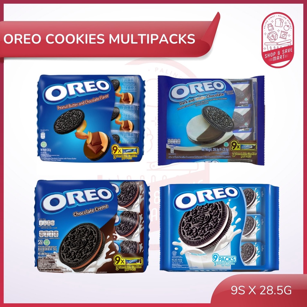 Oreo Sandwich Cookies Multipack All Flavor 9s x 28.5 - (Flavor: Vanilla ...