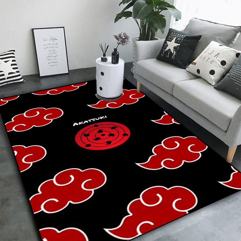 Naruto Cartoon Anime Carpet Living Room Sofa Coffee Table Floor Mat ...