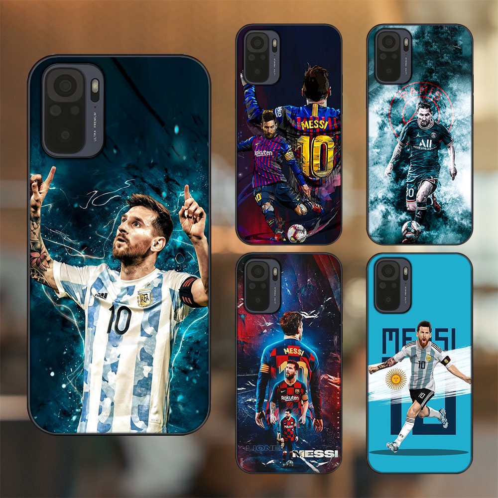 Xiaomi Redmi Note 10, Note 10s case with black border printed with ...