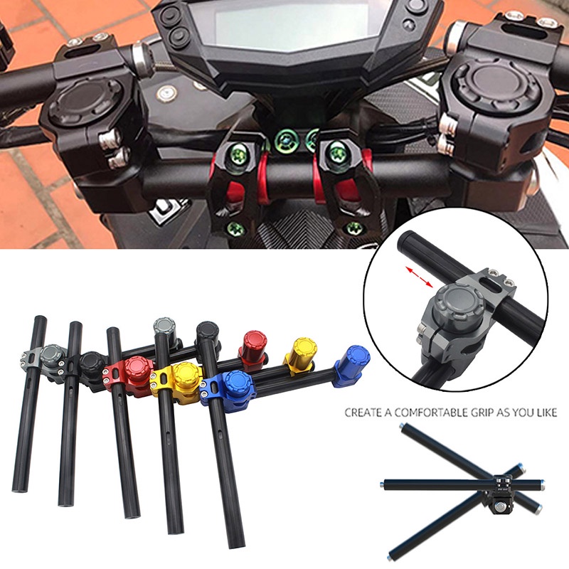 【SEMSPEED】Universal for all 22mm 28mm Handlebar Handle Bar Fork Tube Clip On For Kawasaki Z250 ...