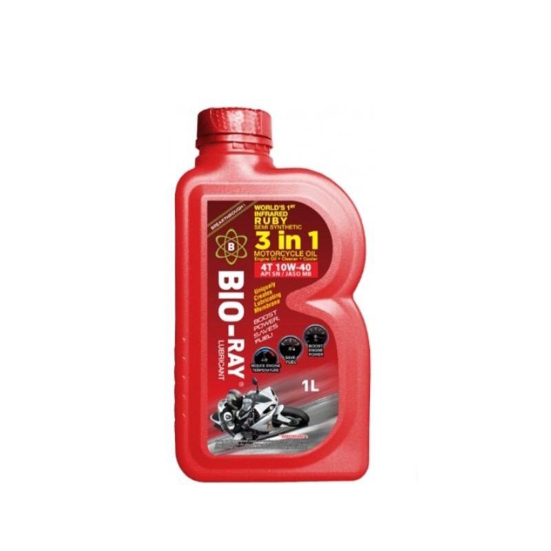 BIO-RAY / BIO RAY ENGINE OIL (4T) FOR MOTORCYCLE (SEMI SYNTHETIC ...