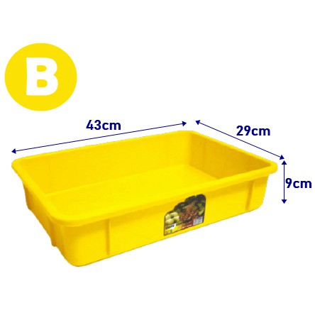 Food Tray / Bread Tray / Plastic Cake Tray / Bakery Tray / Yellow Tray ...