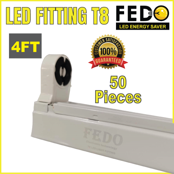 FEDO 4ft LED T8 FITTING (50PCS) | Shopee Malaysia
