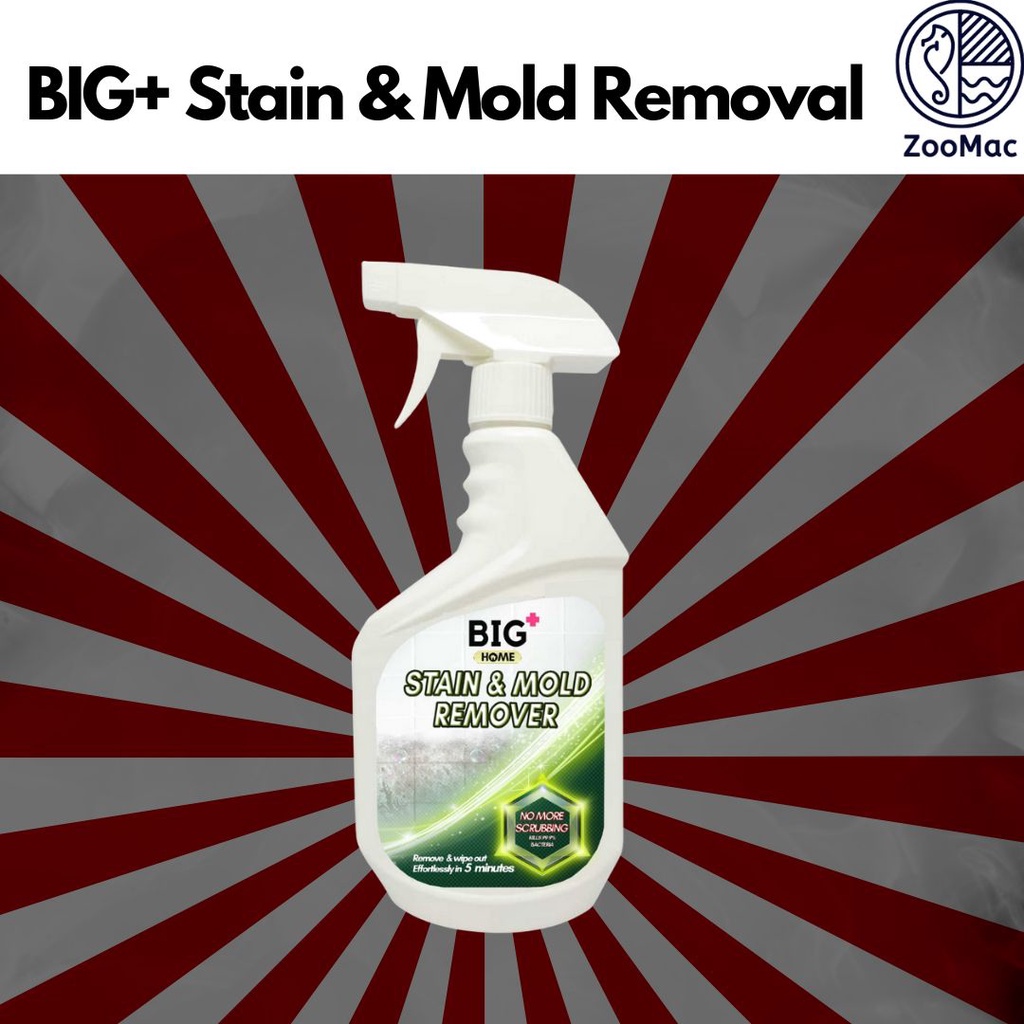 [Zoomac] BIG Stain & Mold Remover (500ml) Kotoran Kulat Spray Pencuci ...