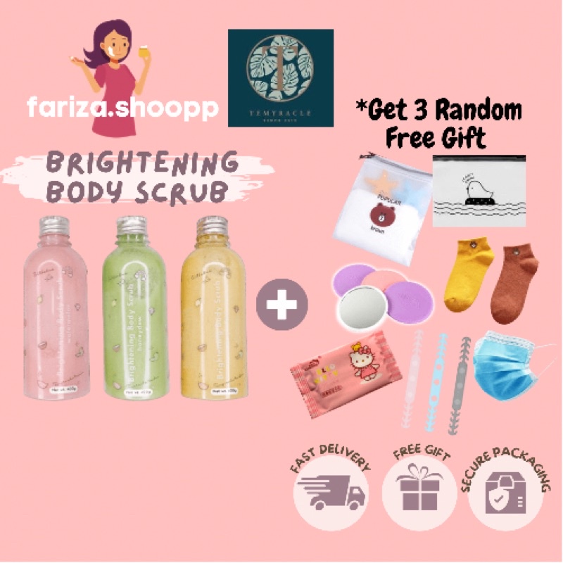 TEMYRACLE Body Scrub 400g 🔥READY STOCK🔥 | Shopee Malaysia