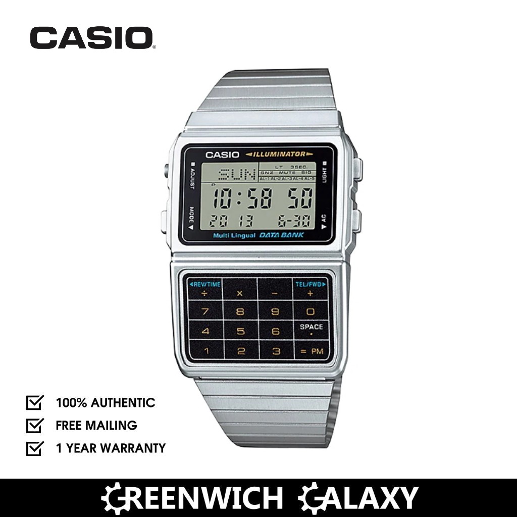 Casio Databank Calculator Watch (DBC-611-1D) | Shopee Malaysia