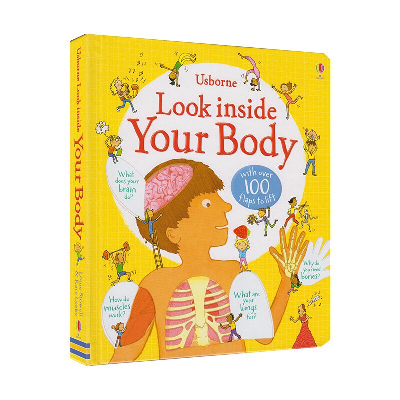Original Usborne Look Inside your body Children Book Science Human Body ...