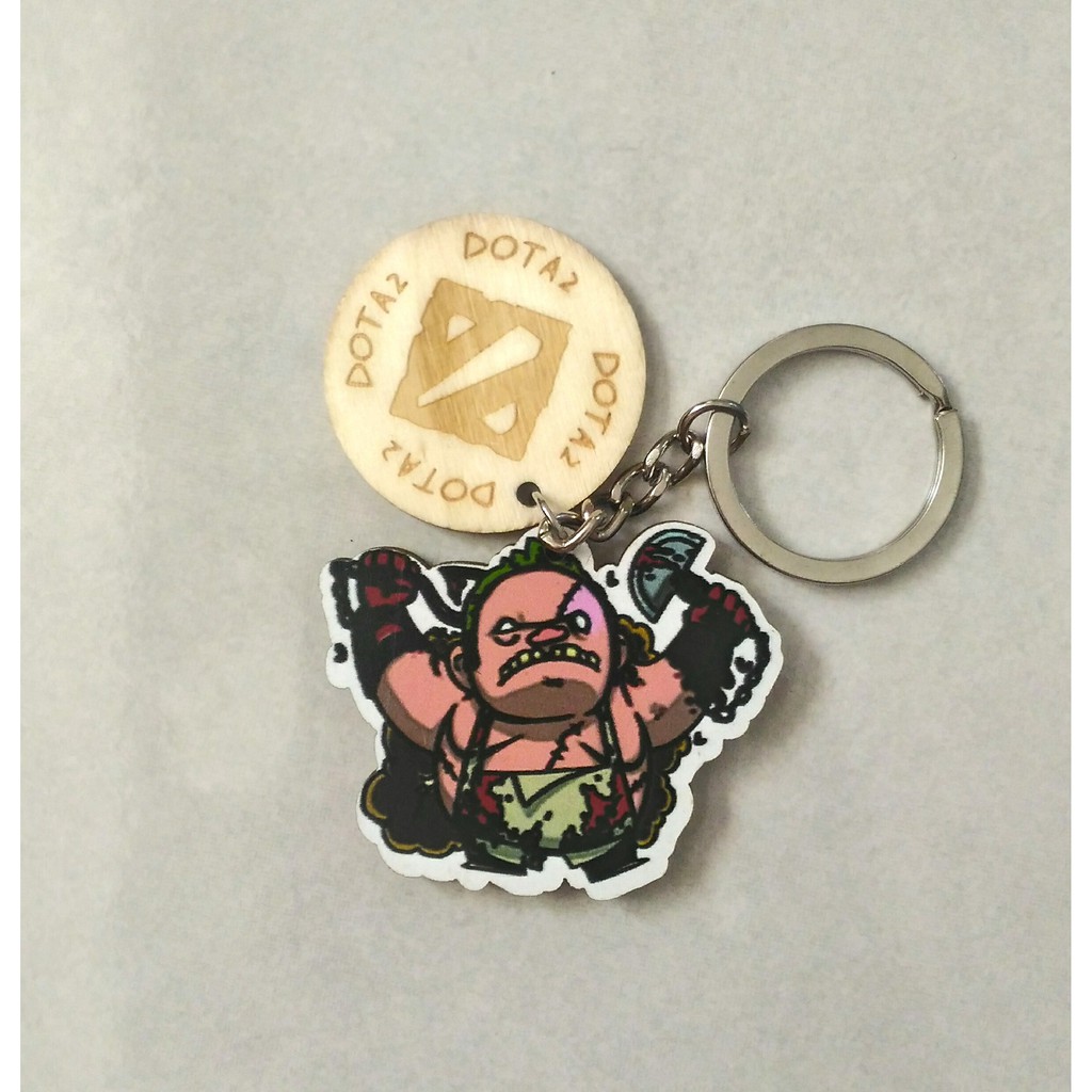 DotA 2 Heroes Wood Keychain | Shopee Malaysia