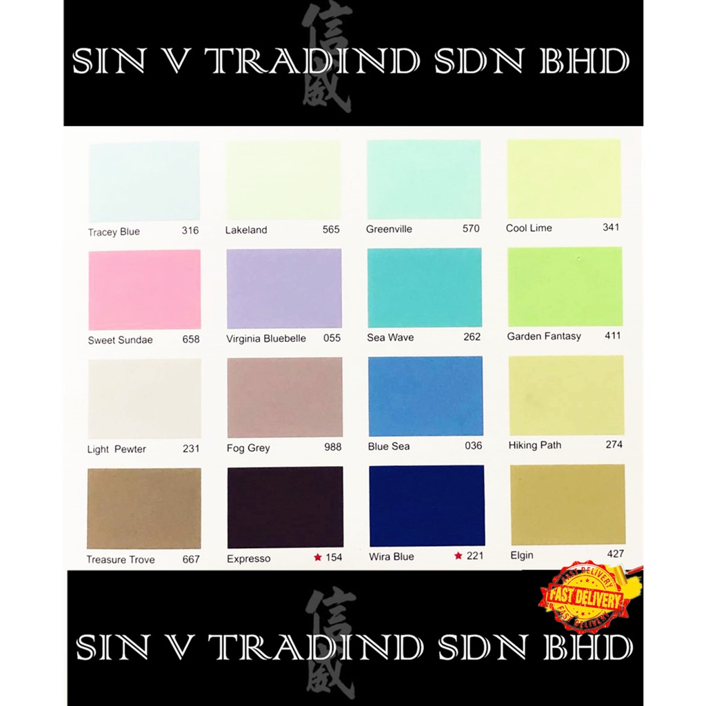 7L Toplus Emulsion Paint #cat air biasa #cat kapur #cat dinding #wall ...