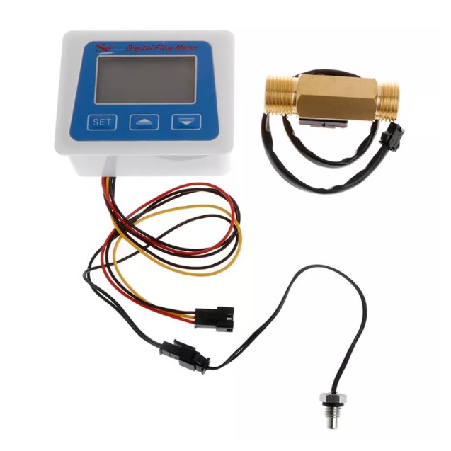 🔥Local Ready Stock 🔥 Digital Liquid Flow Meter Flow Rate with ...