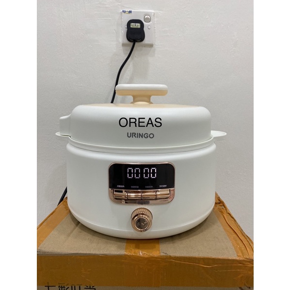 URINGO 2 In 1 Electric Pressure Cooker (3L) Smart Pressure Cooker Safely Release the High ...