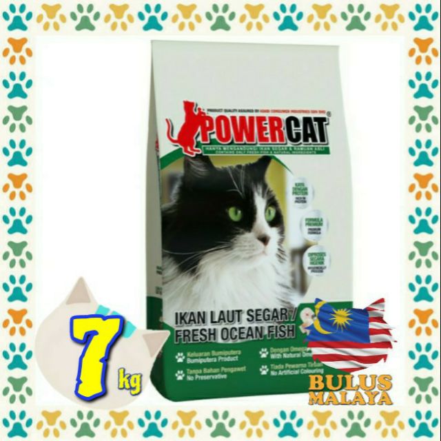 🍋 Powercat Ocean Fish 7kg Cat Food 🍋 | Shopee Malaysia