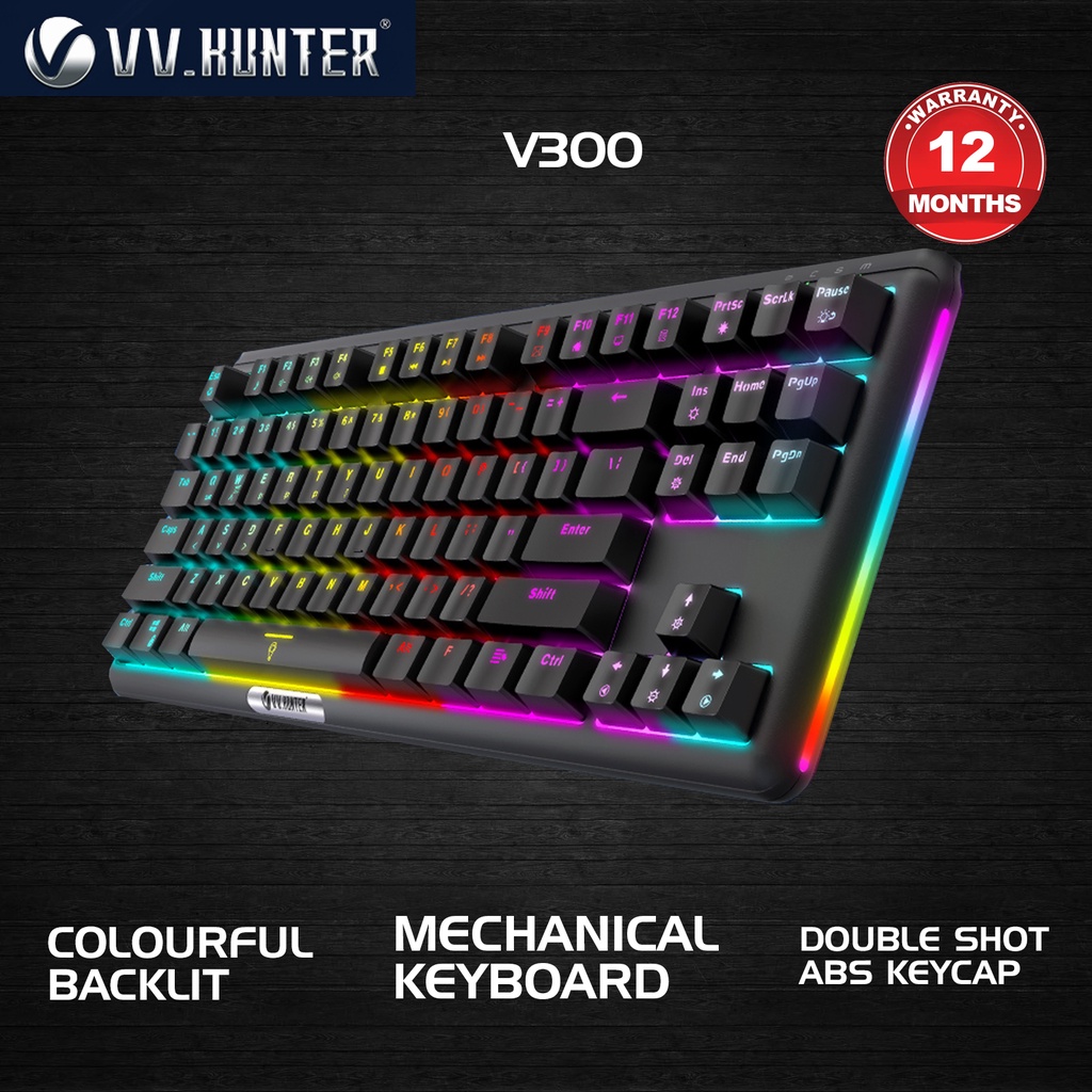 VV.HUNTER V300 RGB Mechanical Gaming Keyboard (non-wireless version ...