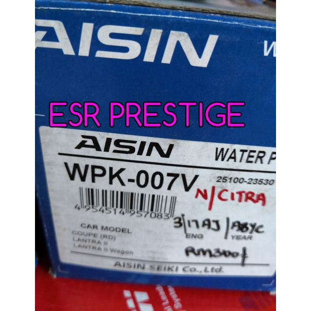 Naza Citra water pump Aisin Japan | Shopee Malaysia