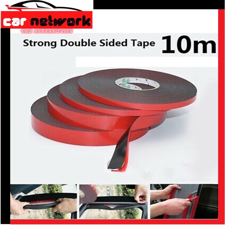 Car Scotch Double Sided Double Side Tape 10mm x 3 meter (1 Roll ...
