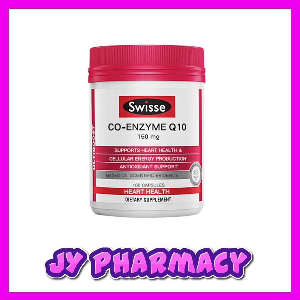 Swisse Ultiboost Co Enzyme Q10 150mg ( 180 Capsules ) (Made In Australia) | Shopee Malaysia