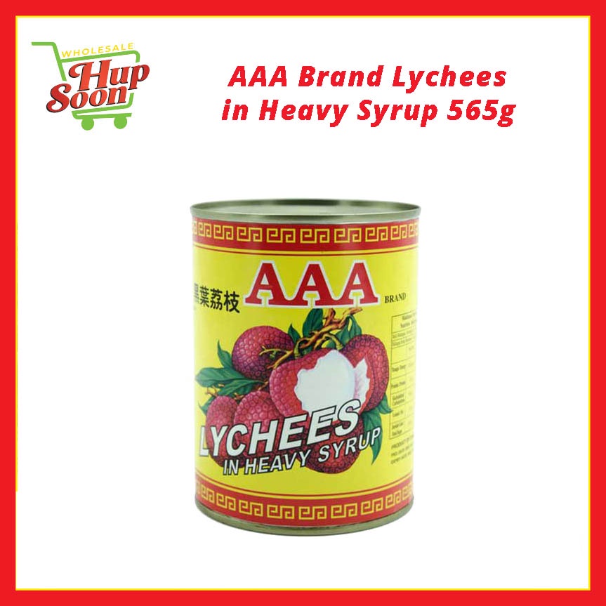 AAA Brand Lychees in Heavy Syrup 565g | Shopee Malaysia