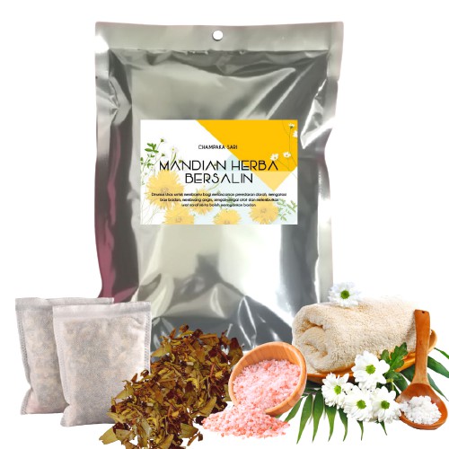 Mandian Daun Herba Berpantang dan garam bukit , Mandian Herba Bersalin ...