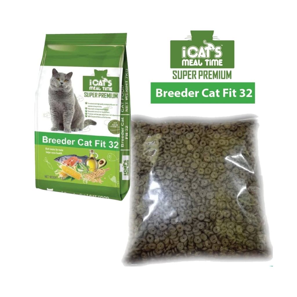 iCats Breeder Cat Fit 32 Cat Food 1KG REPACK | Shopee Malaysia