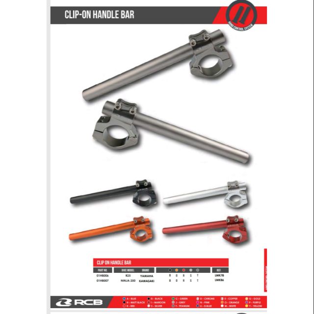 Yamaha R25 V1 Handle Bar Alloy RCB | Shopee Malaysia