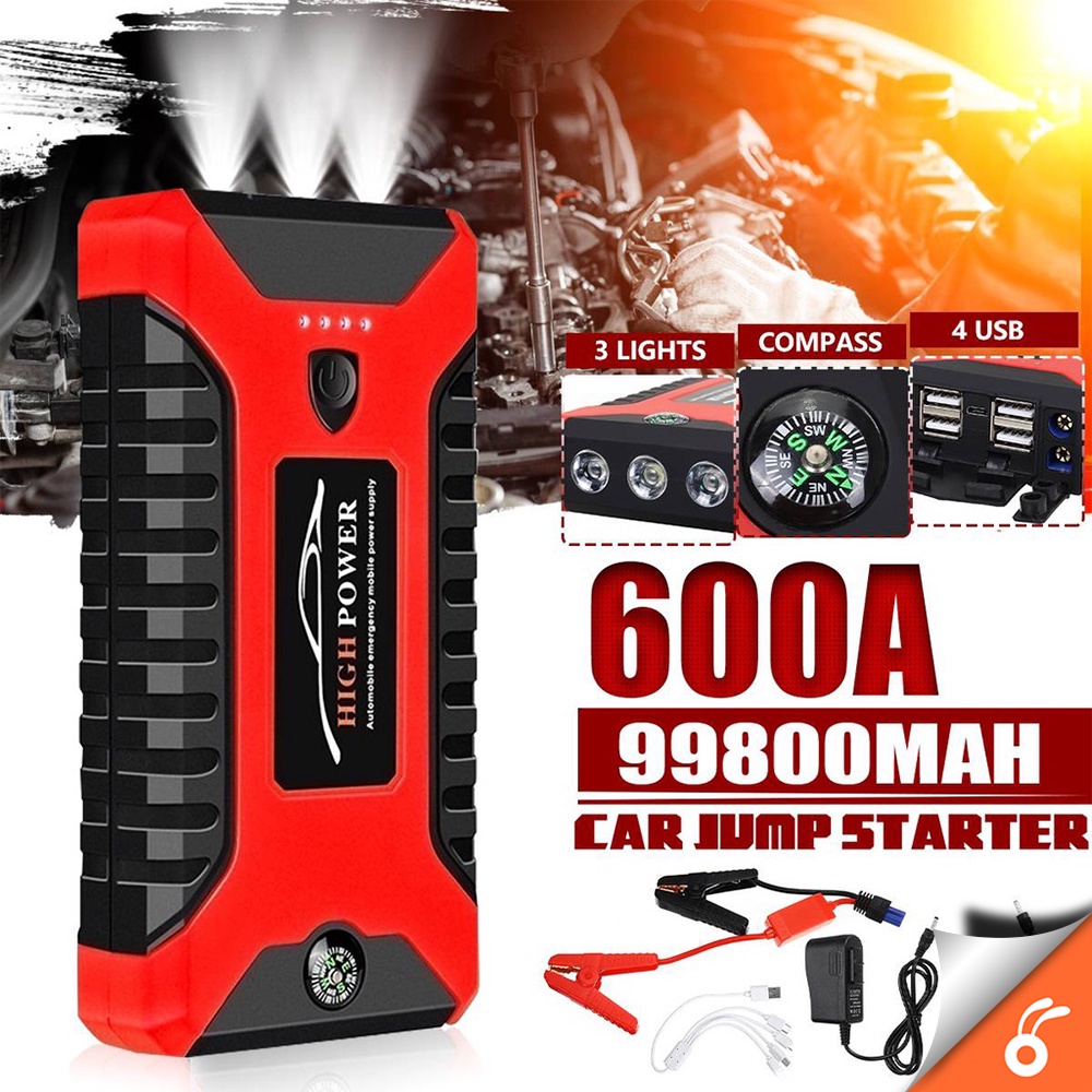 6073 MAXIM 99800Mah Multi-function Car Jump Starter Car Power Bank Car ...